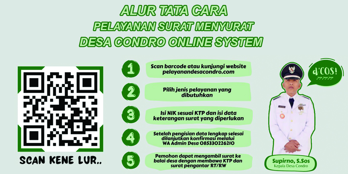 Pelayanan Online - Desa Condro
